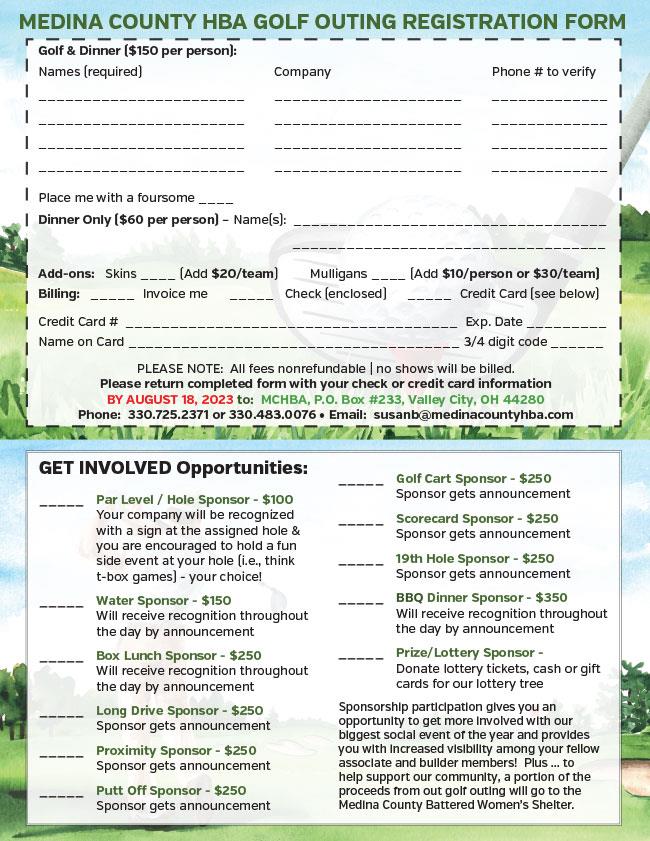 Medina County Home Builders Association (MCHBA) | What's Happenin' Events